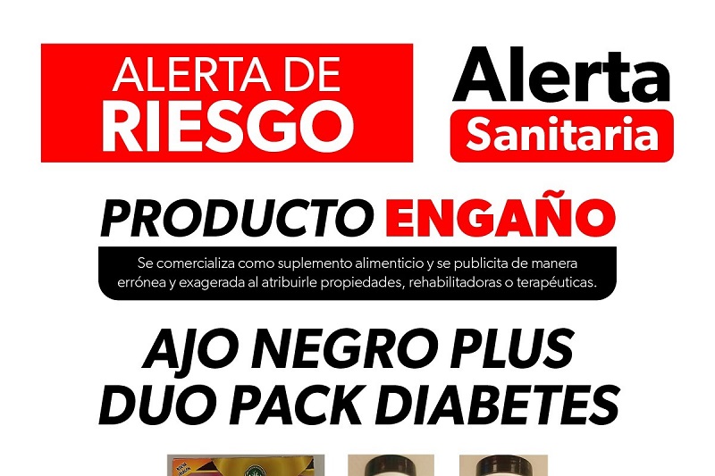 Alerta SSM sobre productos: Ajo Negro Plus Duo Pack y suplementos Cinco ...