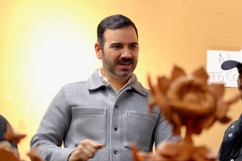 Yankel Benítez refrenda apoyo a la Feria de la Catrina de Capula